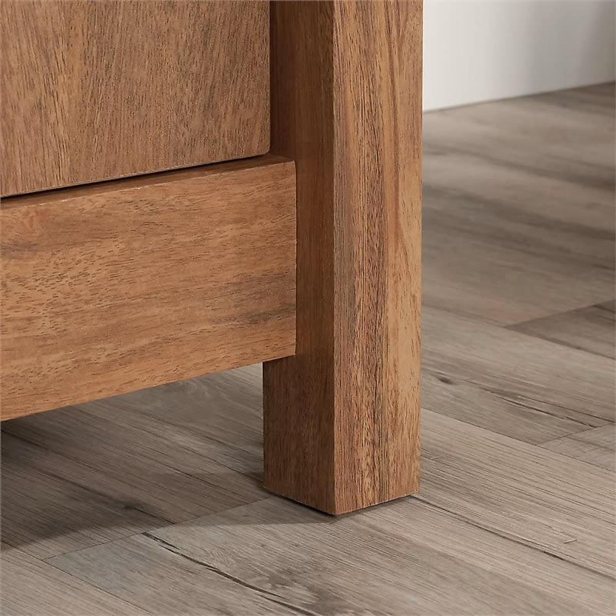 Sauder Cannery Bridge Office Credenza with Doors in Sindoori Mango, Sindoori Mango Finish