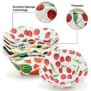 Soup Bowl Cozy Bowl Huggers: 6 PCS Microwave Bowl Huggers Hot Bowl Cozy Holder｜Bowl Holders for Hot Food Bowl Huggers Microwave Safe Holder Bowl Pot Holders for Microwave Bowl Cozies Hot Bowl Holder