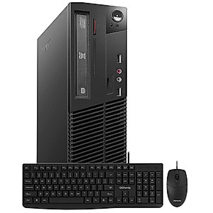 Lenovo Thinkcentre M73 SFF i3 Desktop Computers Small Form Factor Windows 10 Pro, 8GB Ram 500GB Hard Drive, WiFi, DVD, VGA, DP Port, Keyboard and Mouse (Renewed)