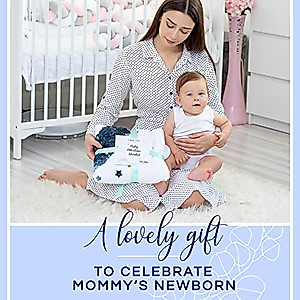 Luka&Lily Baby Milestone Blanket Boy - 60"x40" Moon Baby Month Blanket for Boys - First Year Calendar Monthly Growth Chart - Baby Boy Shower Gifts