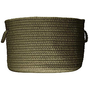 Colonial Mills WL55 14 by 14 by 10-Inch Bristol Storage Basket, Olive