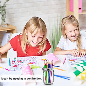 10 Pack Mason Jar Flower Frog Lid Mason Grid Flower Organizer Lid Insert for Valentine's Day Home Kitchen Office Regular Mouth Mason Canning Jars Accessories, 70 mm