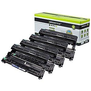 greencycle Balck Compatible Drum Unit Replacement for Brother DR630 DR-630 Use with MFC-L2700DW HL-L2300D HL-L2320D HL-L2340DW HL-L2360DW MFC-L2740DW DCP-L2540DW Printer (no Toner, 4-Pack)