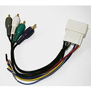Yuacdky Radio Wiring Harness 4RCA for Toyota Lexus 2000-2006