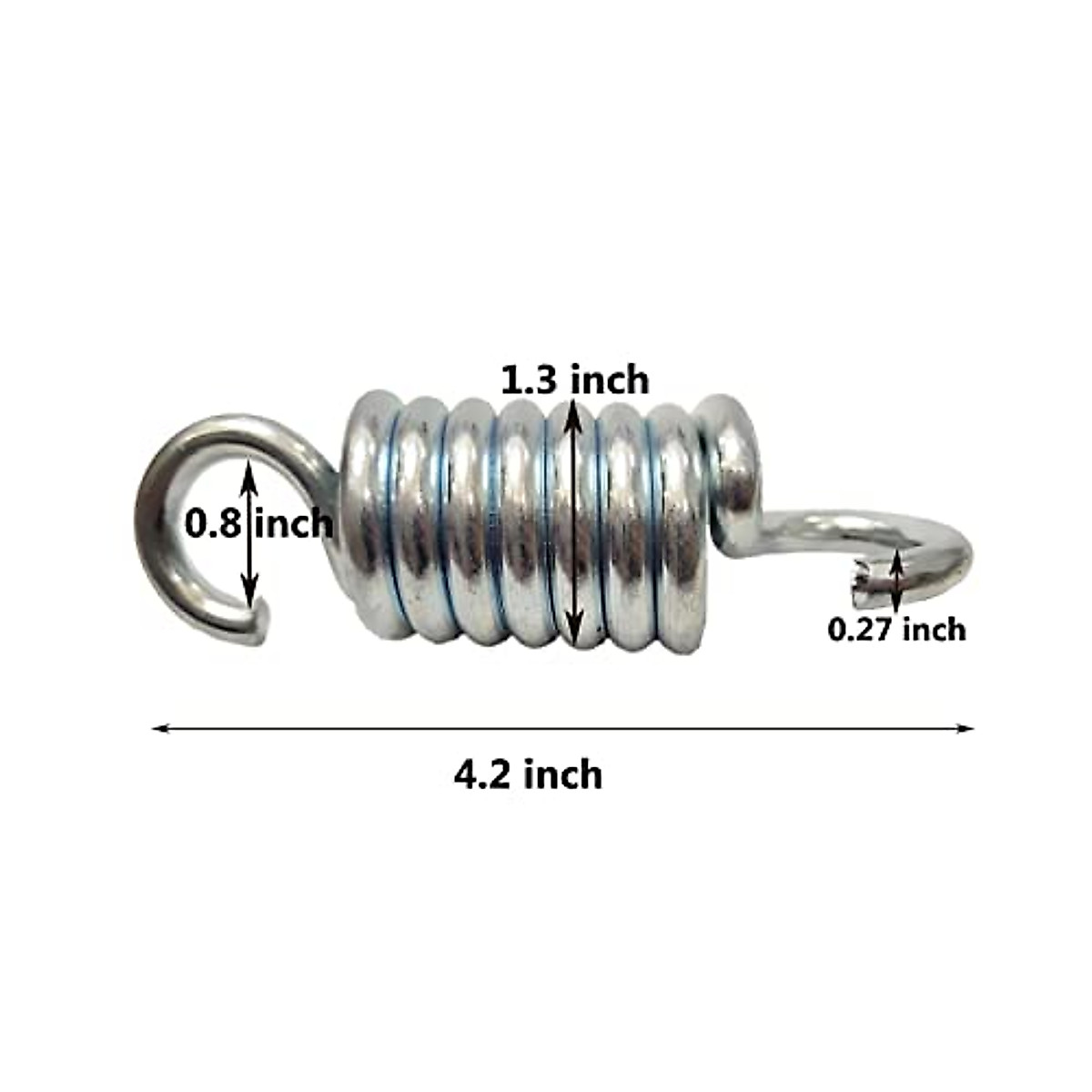 Porch Swing Springs Hangers Heavy Duty-Chair Spring - Heavy Duty Suspension Hangers Ceiling Mount Porch Swings (2pcs 750Lbs Version)