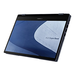 ASUS ExpertBook B5 Flip 2-in-1 Laptop (14" FHD Touchscreen, Intel 4-Core i7-1195G7, 40GB RAM, 2TB SSD) Fingerprint, Backlit KB, Webcam, 3-Year Warranty, Garaged Stylus, IST SD Card, Win 11 Pro, Black