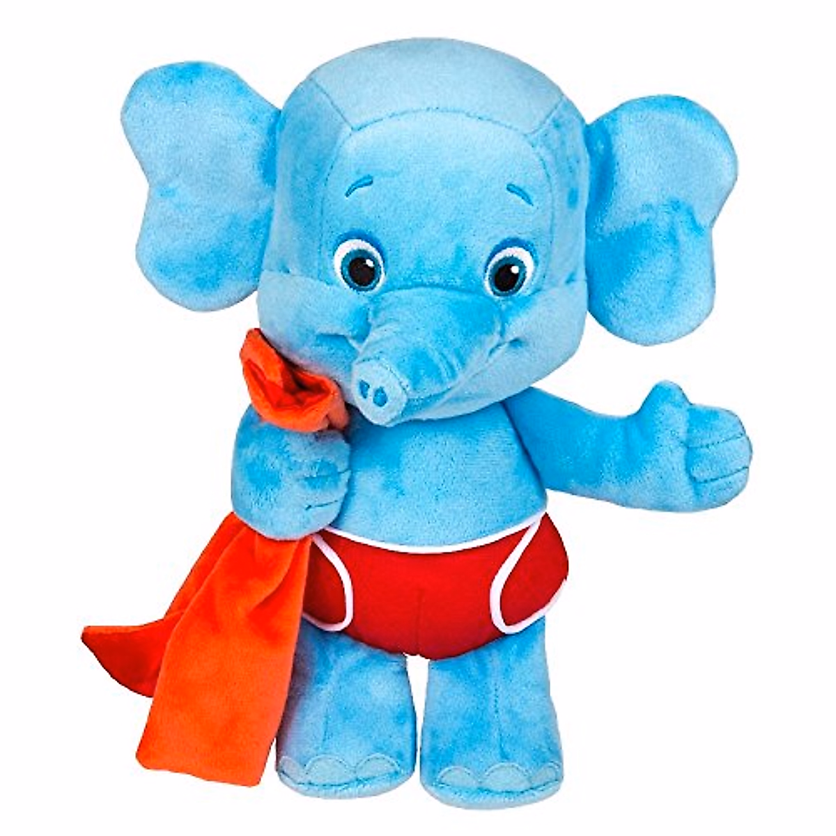 Snap Toys Word Party - Bailey 10" Stuffed Plush Snuggle and Play Baby Elephant with Blanket - from The Netflix Original Series - 18+ Months
