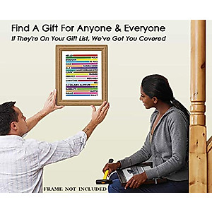 Hello In Different Languages Typography Wall Art Print: 8x10 Unframed Chic, Boho & Modern Posters for Office, Classroom, Dorm, Living Room & Bedroom Decor - Gift Idea for Students, Teachers