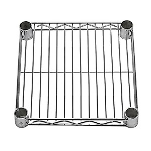 Shelving Inc. 10" d x 30" w x 96" h Chrome Wire Shelving with 6 Shelves, Weight Capacity 800lbs Per Shelf