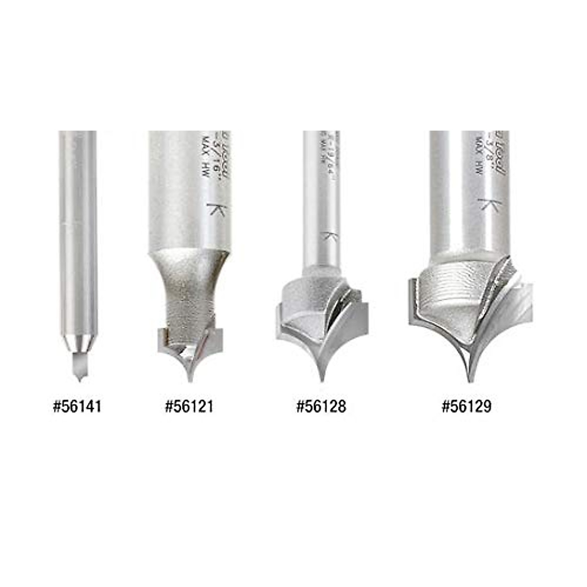 Amana Tool - 56125 Solid Carbide Pt. Cutting Roundover 1/8 Radius x 1/4 Dia x 5/16 x 1/4