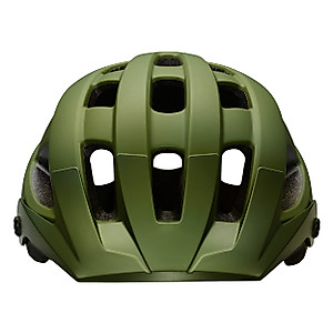 Schwinn Bunker ERT Bike Helmet for Adult Men Women, Can Fit Head Circumference 59-63cm, with 17 Air Vents, Pivoting Visor, & Adjustable Locking Strap, Large, Green