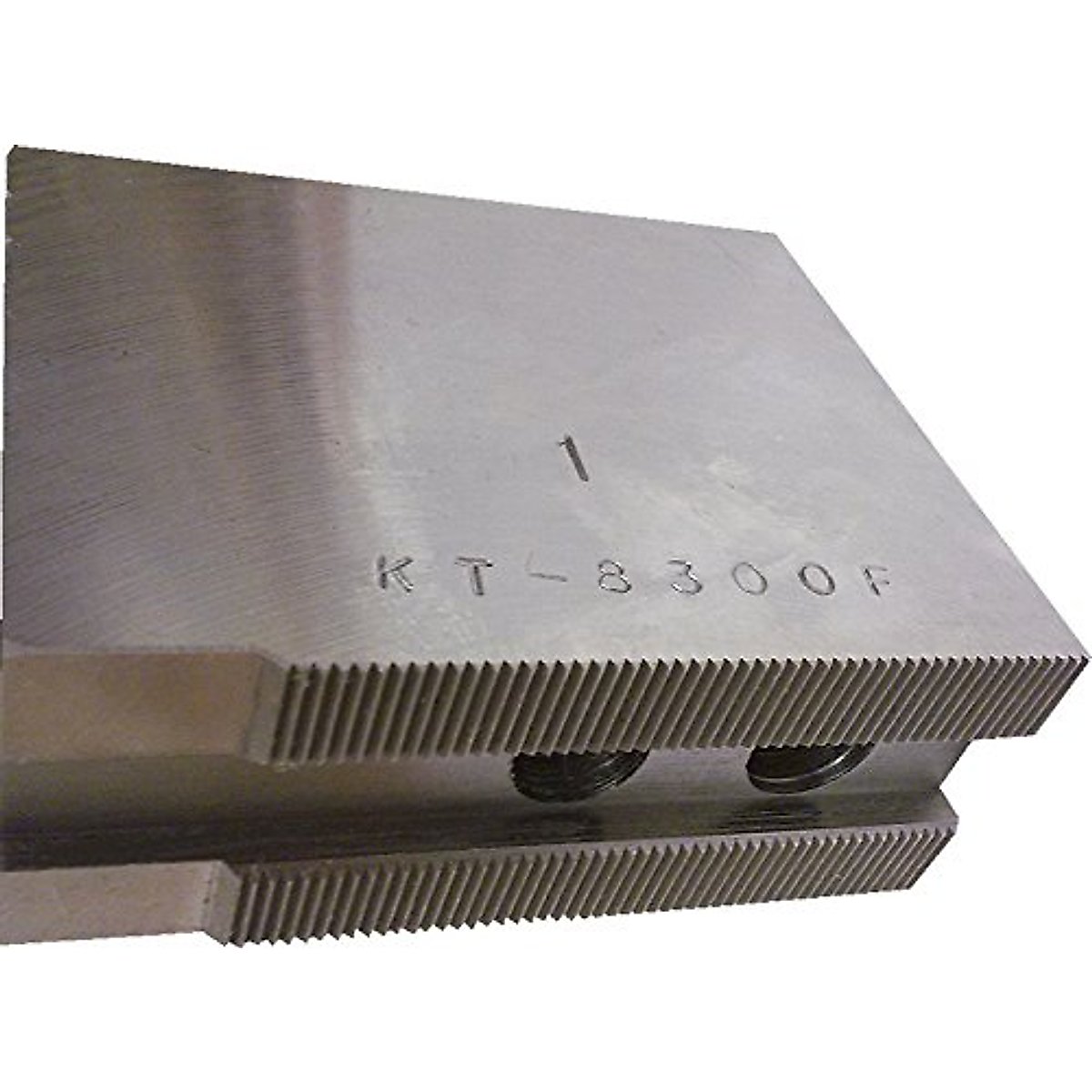 USST KT-8300F Steel Flat Soft Chuck Jaws for 8" CNC Lathe Chucks, 3" Tall (Set of 3 Pieces)