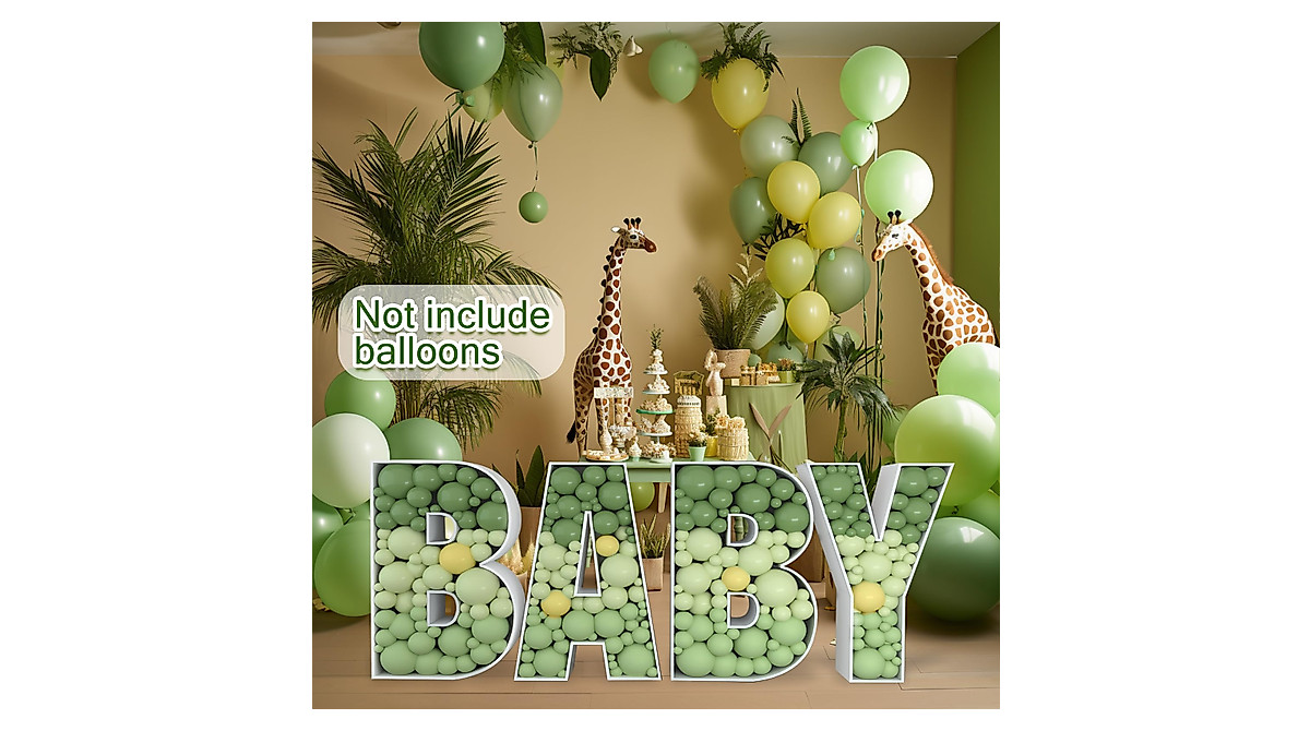 Baby Shower Decorations - DIY 2.4FT Marquee Letters Kit