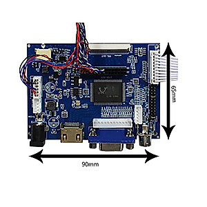 VSDISPLAY HDMI VGA 2AV LVDs Controller Board for B140XW01 N140BGE-L31 HT140WXB B156XTN02 N156BGE-L21 NT156WHM-N50 14" 15.6'' 1366x768 40Pin LED LCD Panel