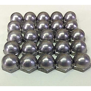 5/16" -18 Acorn Cap Nut Stainless Steel Rounded Cover Finished Appearance (25)
