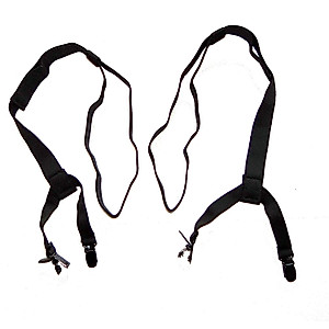 Hold-Ups Stay-downs Dress Shirt Stays Y-Style Metal with USA Patented No-slip Clips