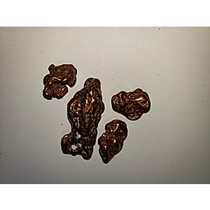 StarStuff.Rocks Premium Pure Natural Solid Copper Nuggets - 2 Ounces - Healing Energy, Mineral, Mental Agility, Grounding, Eurythymy, Metaphysics