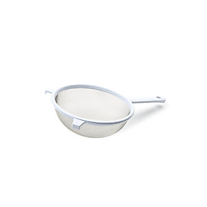Fox Run Stainless, 8in Strainer, White