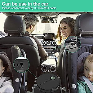 Rechargeable Portable CD Player with Bluetooth,ZUNKOM Compact Anti-Skip Walkman CD Player with Headphones &Dual Stereo Speakers for Home/Travel,Support CD MP3 USB AUX Input,2000mAh (Black)