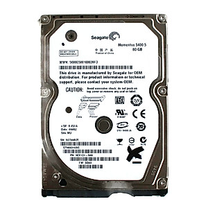 80GB Seagate Momentus 5400.5 SATA 2.5" Notebook Hard Drive ST980310AS