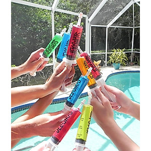 Jello Shot Syringes by JeloShots 32 Pack - Free Recipe eBook, Prewashed & Ready to Use, Jelly Shot Syringes for St. Patrick's Day, Nurses, Graduation, and Bachelorette Parties, Halloween Party Fun