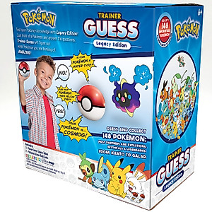 Pokemon Trainer Guess Legacy's Edition Toy, I Will Guess It! Electronic Voice Recognition Guessing Brain Game Pokemon Go Digital Travel Board Games Toys