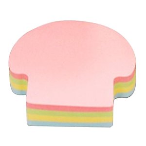 100 Sheets/Pad Cute Sticky Note Paper Set 4 Colors/Pad Portable Pocket Note Paper for Ideal for Student Teacher Office C Sticky Notes Pad Cute for Computer No Lines 3x3