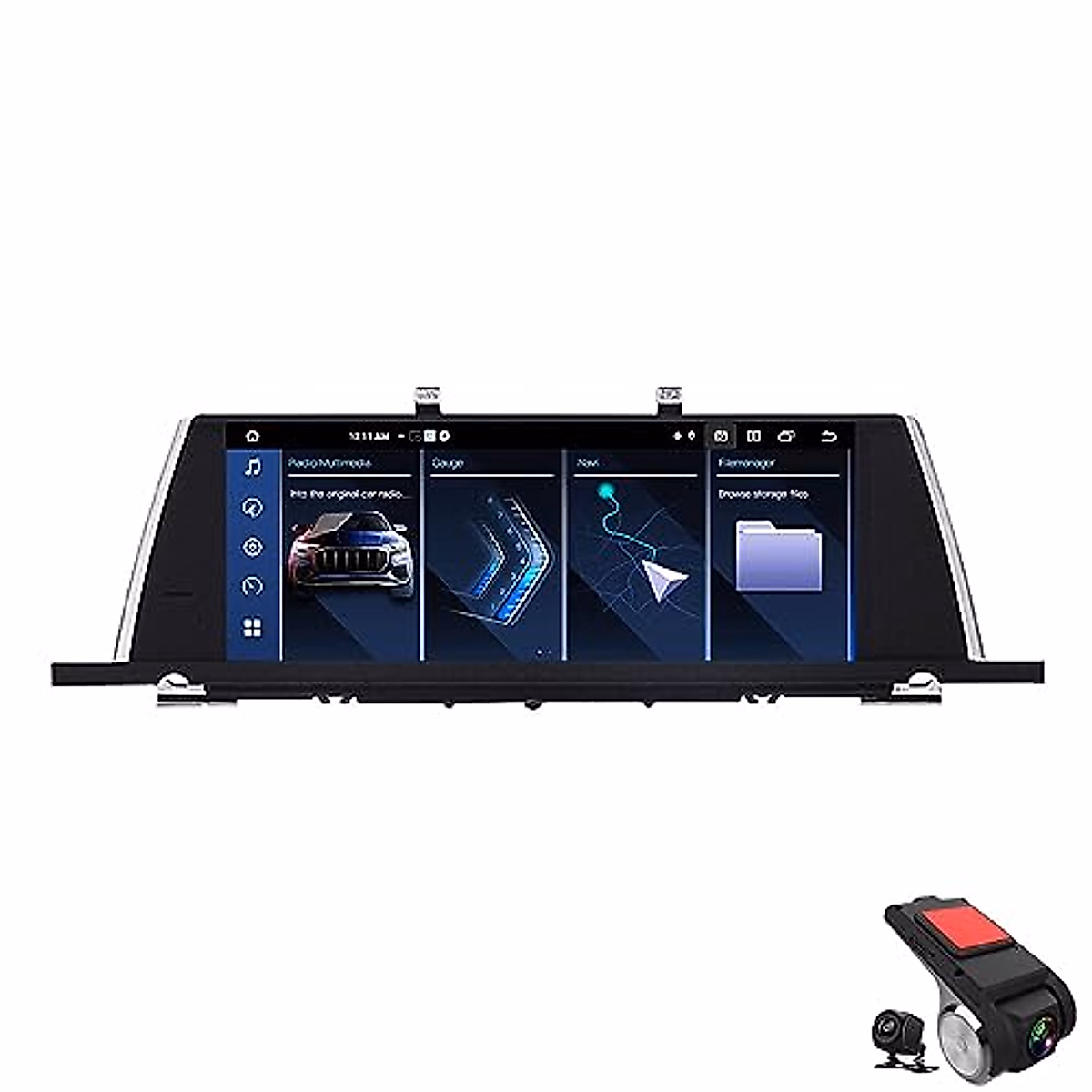 Android 12 Double Din Stereo Car GPS Multimedia Radio for BMW 5 Series GT F07 Car Stereo Head Unit Support 4G WiFi Bluetooth SWC Carplay,MNX 8 core 4+64G-CIC