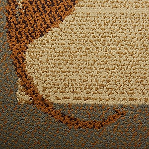 Home Dynamix Royalty Clover Modern Area Rug, Brown Multi, 19.6"x31.5" Rectangle