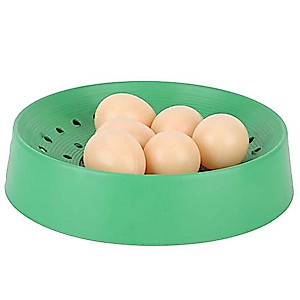Weiyirot Bird Breeding Bed, 5 Pcs Plastic Bird Nesting Bowl Egg Basin with Mat, Cage Accessory Supplies, Breathable, Washable, Easy to Dry