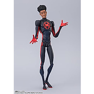 TAMASHII NATIONS - Spider-Man: Across The Spider-Verse - Spider-Man (Miles Morales) (Spider-Man: Across The Spider-Verse), Bandai Spirits S.H.Figuarts Action Figure
