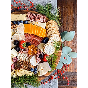 Woodard & Charles Round Lazy Susan Turntable with Stainless Steel Ball Bearing Mechanism (Brown)