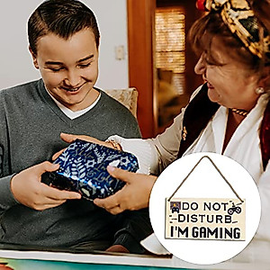 Room Decor For Teen Boys Girls Christmas Gifts For Teenage Teens Gamer Gifts For Boyfriend Birthday Gift Do Not Disturb I'M Gaming Funny Gifts For Men Kids Gaming Under 10 15 Dollars Teen Room Decor Handmade Wood Plaque Sign