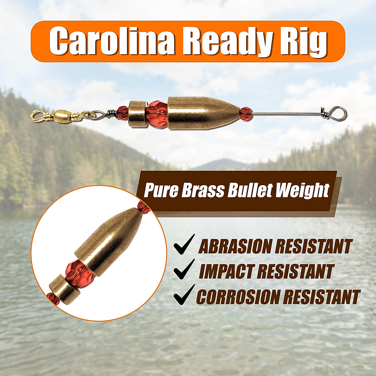 Reaction Tackle Carolina Rig - 1/2oz - Black