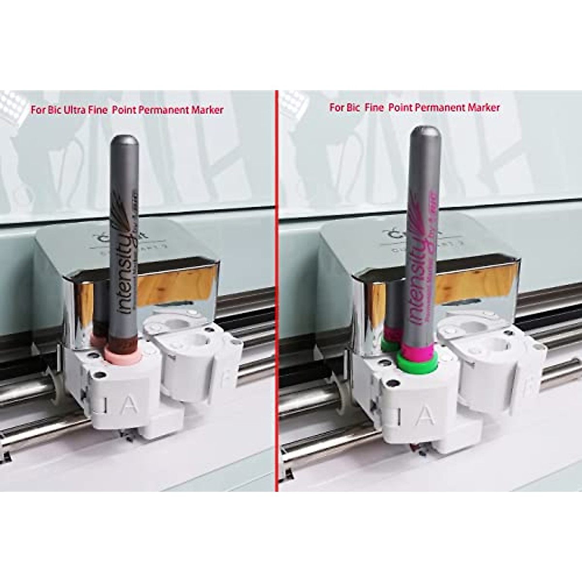 SPPQ 14 Packs Pen Adapter Set Compatible with Cricut (Explore Air, Explore Air 2, Air 3, and Maker,Maker 3), Pen Holder Compatible with (Sharpie/Bic/Crayola/Sakura/Pilot/Pentel)
