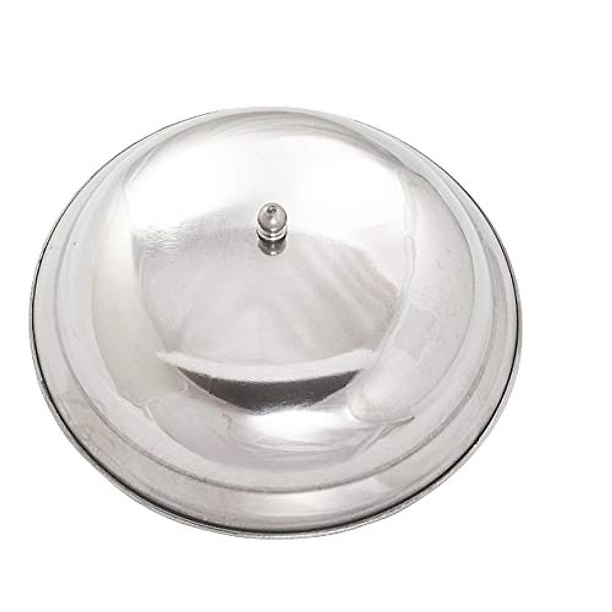 Sunrise Stainless Steel Wok Cover for Serving Wok 8" Diameter (Mini Wok Cover) (1)