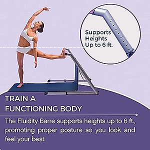 New! The Original Fluidity Barre + Bungee/Collar Kit + Tablet/Phone Holder + Free 30-Day Barre Online Classes Bundle