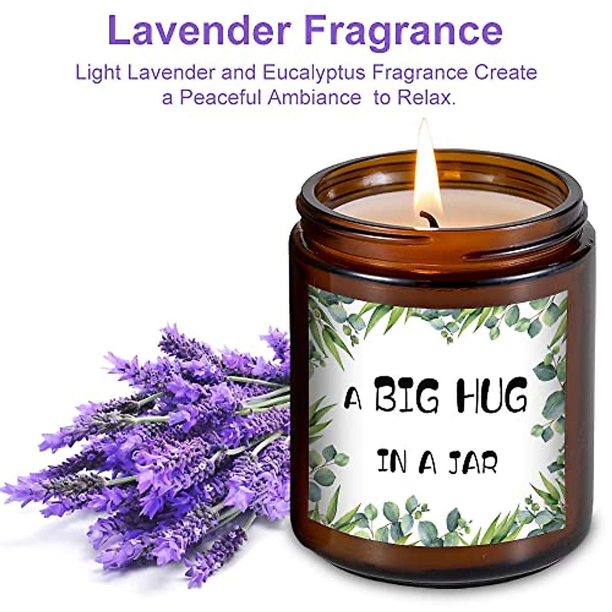Lavender Scented Candles, Funny Aromatherapy Candle Gifts for Women, Unique Memorial Gift for Anniversary, Encouragement Inspiration Gifts- Funny Birthday Gifts for Mom, Wife, Friend, Girlfriend