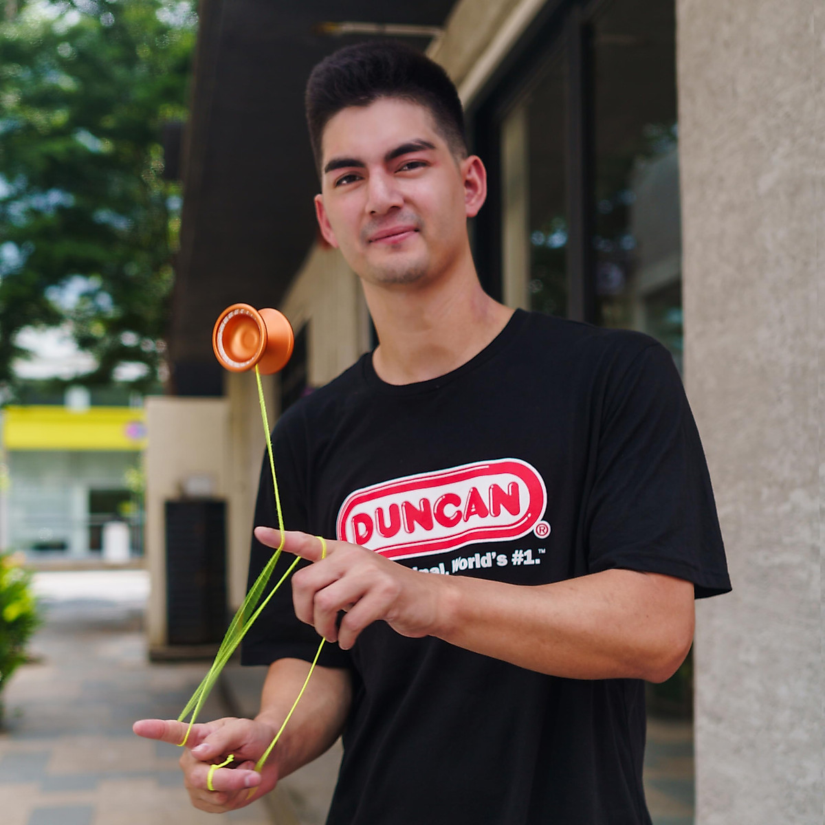 Duncan Toys Echo 2 Yo-Yo [Black], Unresponsive Pro Level Yo-Yo, Concave Bearing