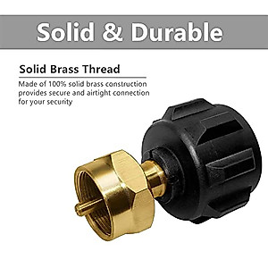 DOZYANT Propane Refill Adapter, LP Gas Cylinder Tank Coupler - Fits QCC1 / Type1 Propane Tank and 1 lb Throwaway Disposable Cylinder Propane Bottle Connector
