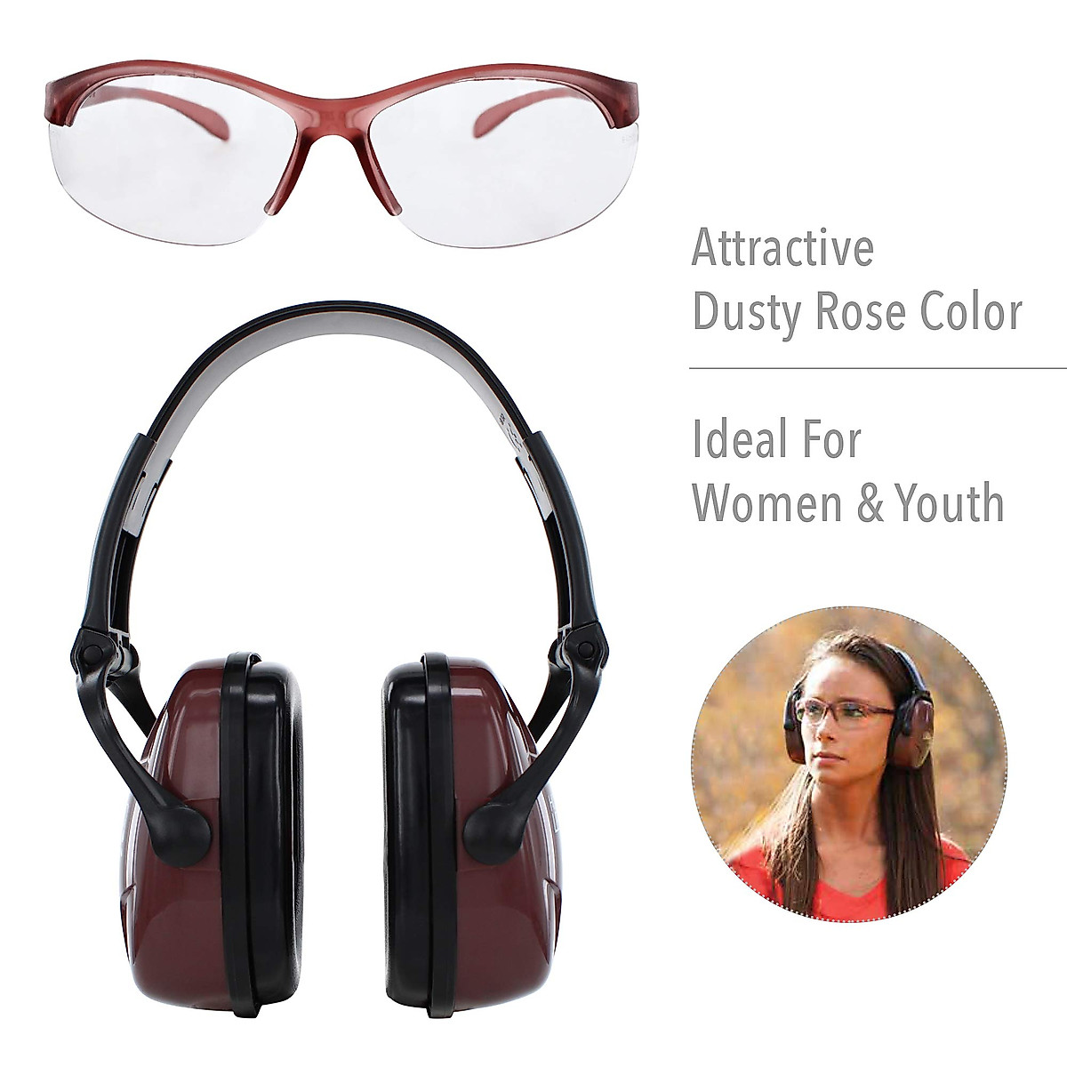 HOWARD LEIGHT Woman Shooting Combo Kit Muff/Eyewear