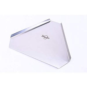 BBQube Heat Deflector/Drip Pan for Akorn Kamado Kooker Grill & Smoker, Stainless Steel, One Size