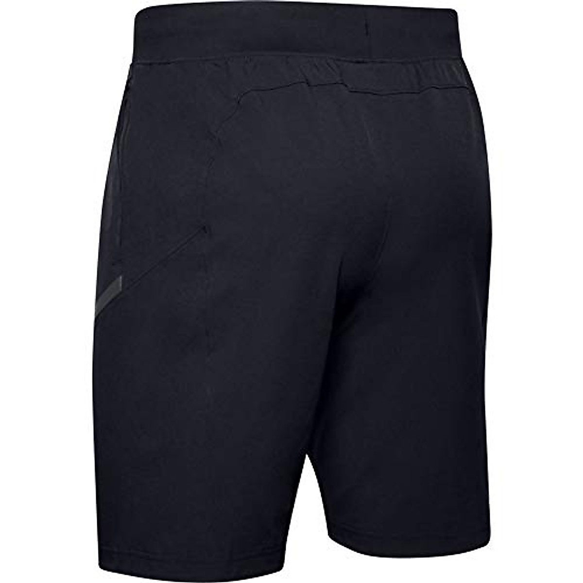 Under Armour Stretch Woven Utility Workout Gym Short, Black (001)/Pitch Gray, Small
