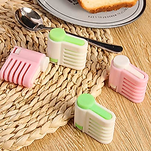 Hand Tools Hand Tools Cake Bread Slicing Cutter Tools: 6pcs DIY Dessert 5 Layers Auxiliary Toast Slice Fixator Tool for Kitchen Gadgets Random Color Adjustable Dividers Bread Slicer Guide