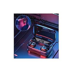 Bluetooth Headset Wireless Bluetooth Earpiece V5.2 Hands-Free Earphones with Built-in Mic for Driving/Business/Office/Game