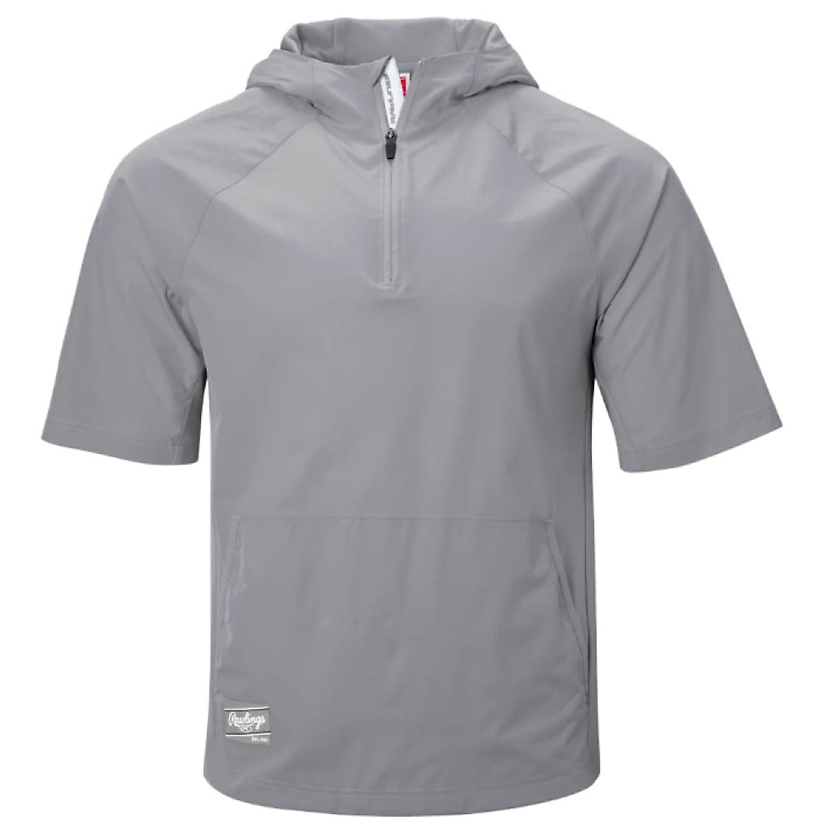 Rawlings Men's Standard Adult Color Sync Short Sleeve Jacket, X-Large, Blue Grey