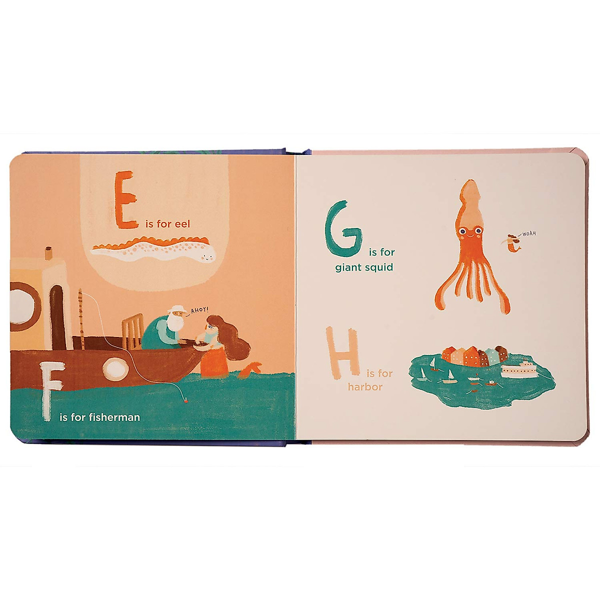 Manhattan Toy Mermaid's ABCs Baby Board Book, Ages 6 Months and up