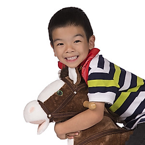 Rockin' Rider Laredo Rocking Horse Ride On Brown, Large