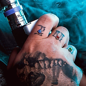 Pierced Owl Set of 3 Internally Threaded Eyeball 14GA Dermal Anchor Tops