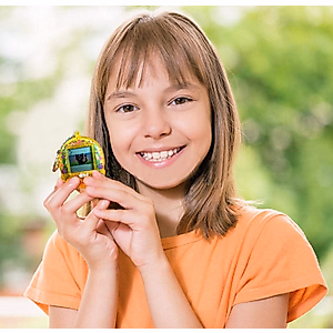 Top Secret Toys Giga Pets CompuKitty & StarCat Electronic Virtual Pet Toy, 2 Pets 1 Device, New Glossy Housing Shell, Classic 90s CompuKitty, 3D Pet Live in Motion